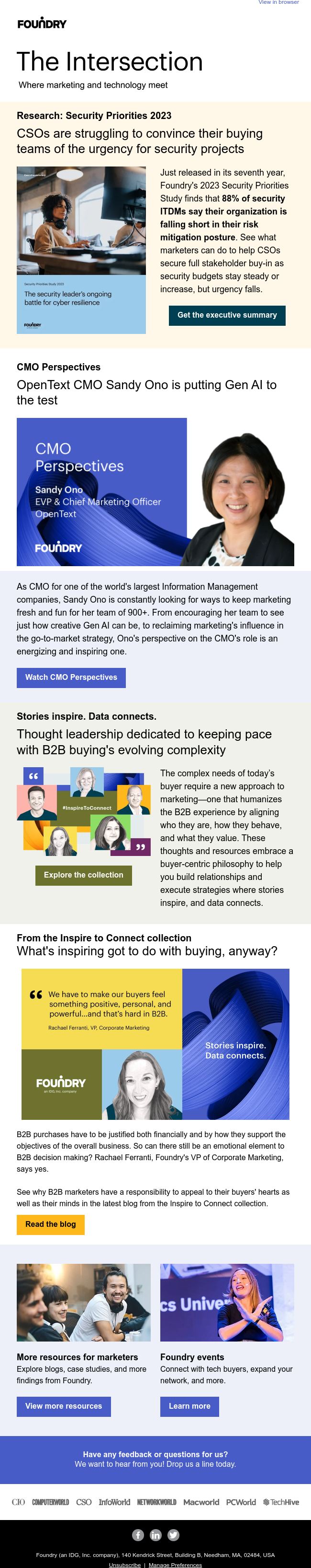 CIO First Look Sponsored Newsletter Advertising | Paved