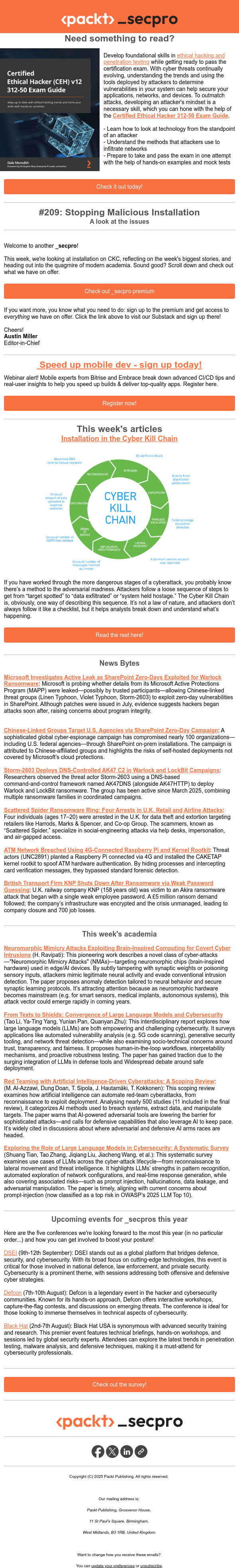 Packt SecPro Sponsorships | Paved