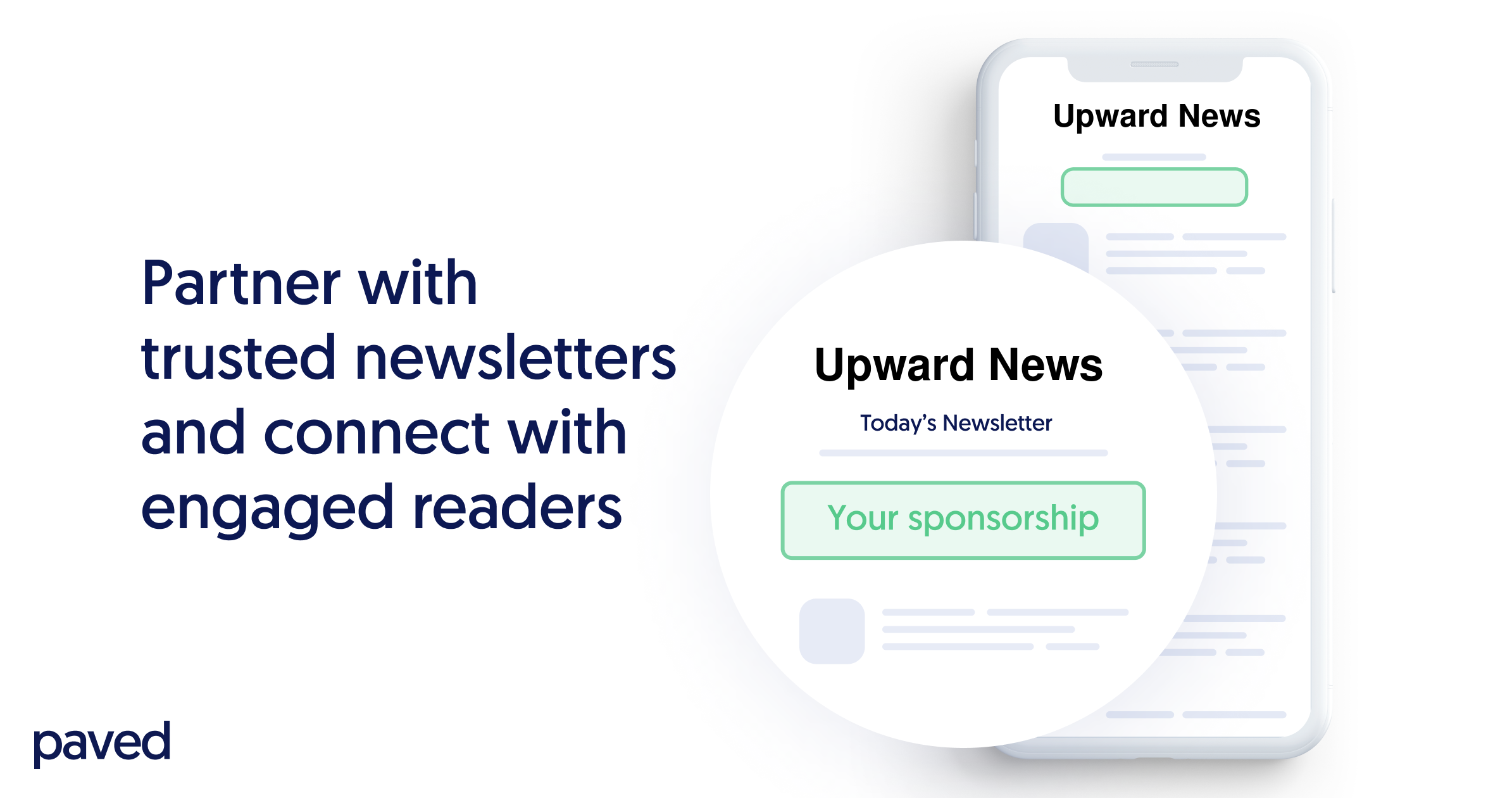 Upward News Sponsored Email Advertising | Paved