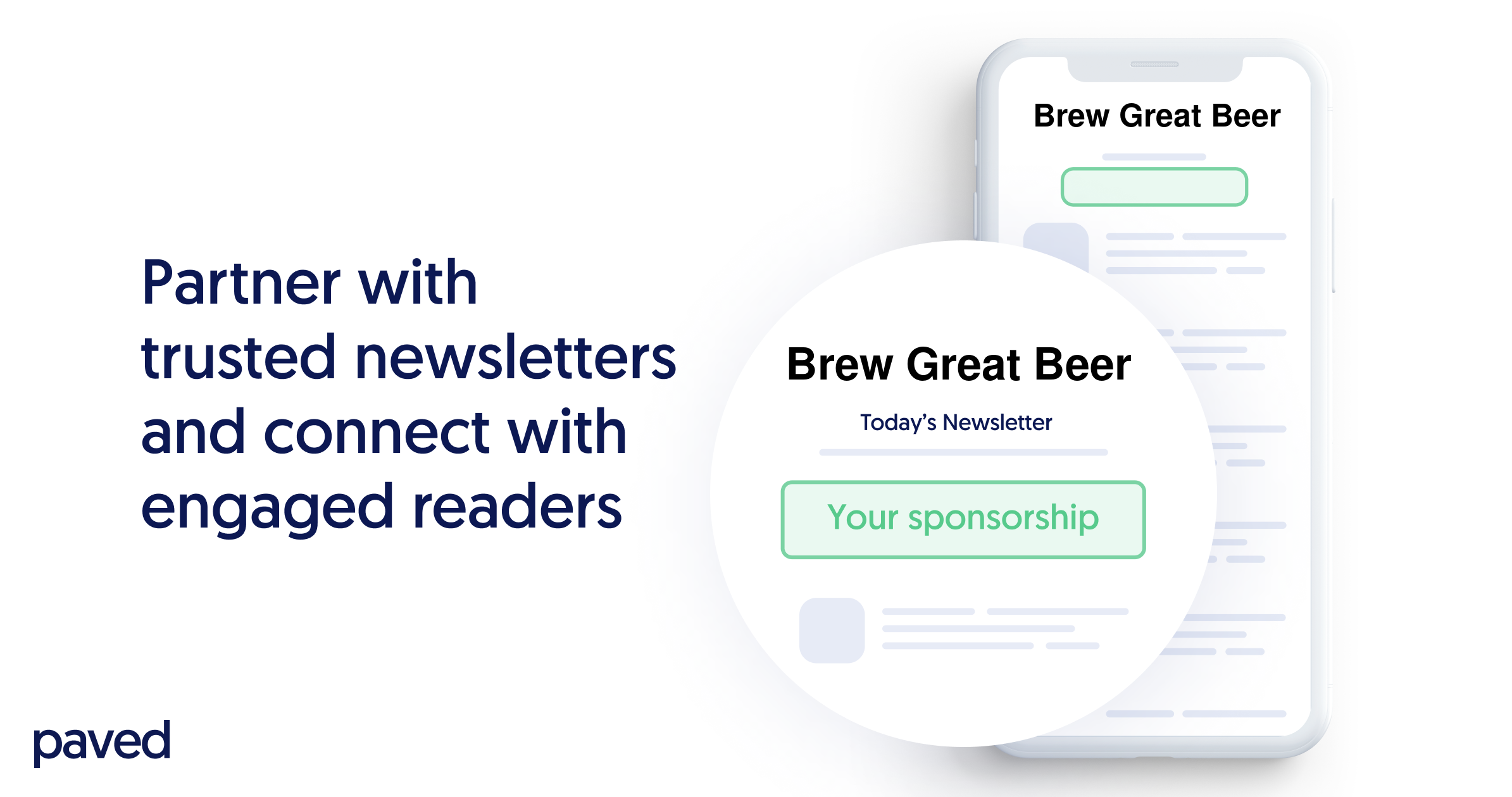 Brew Great Beer Sponsored Newsletter Advertising | Paved