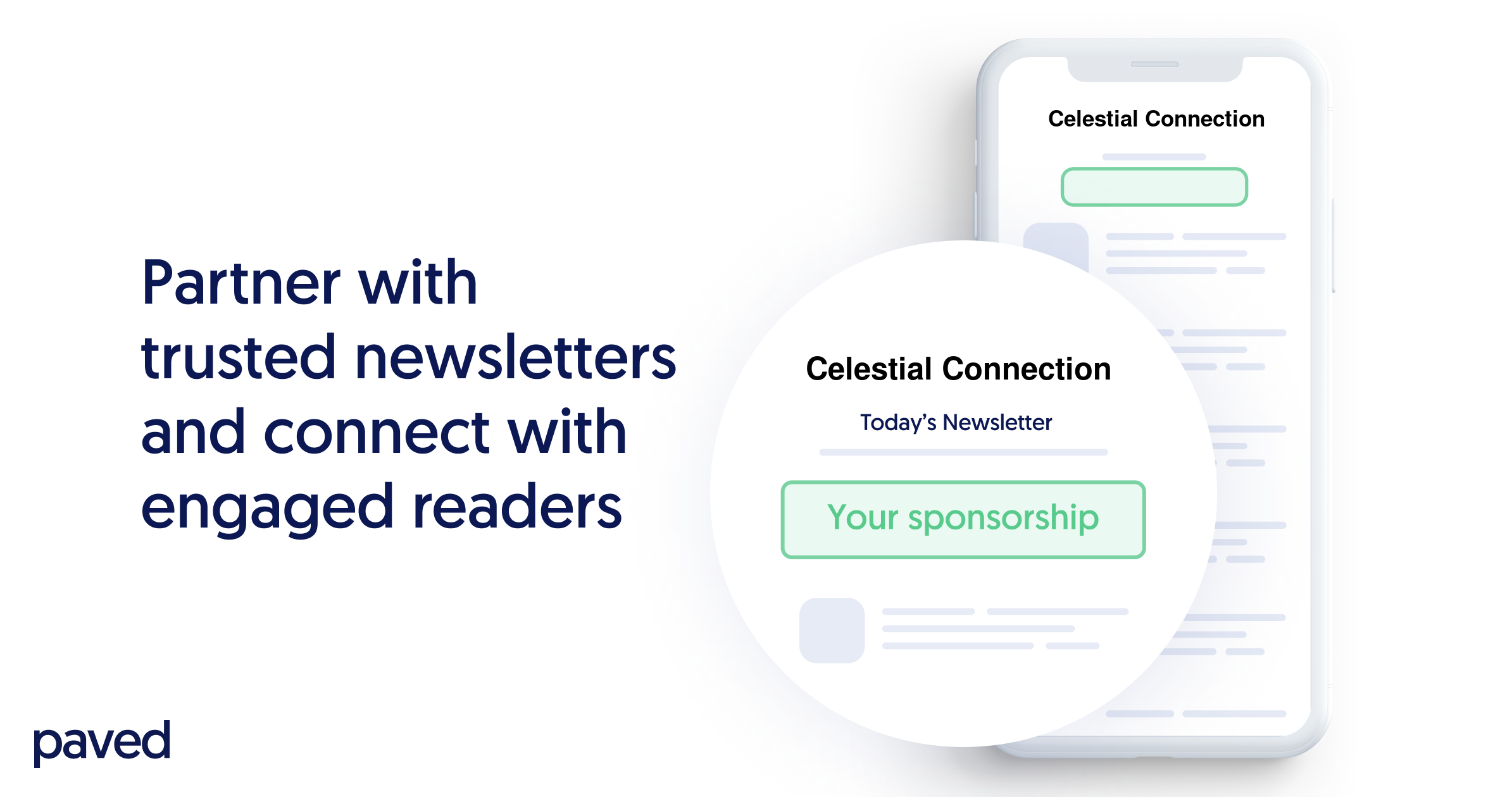 Celestial Connection Sponsored Newsletter Advertising | Paved