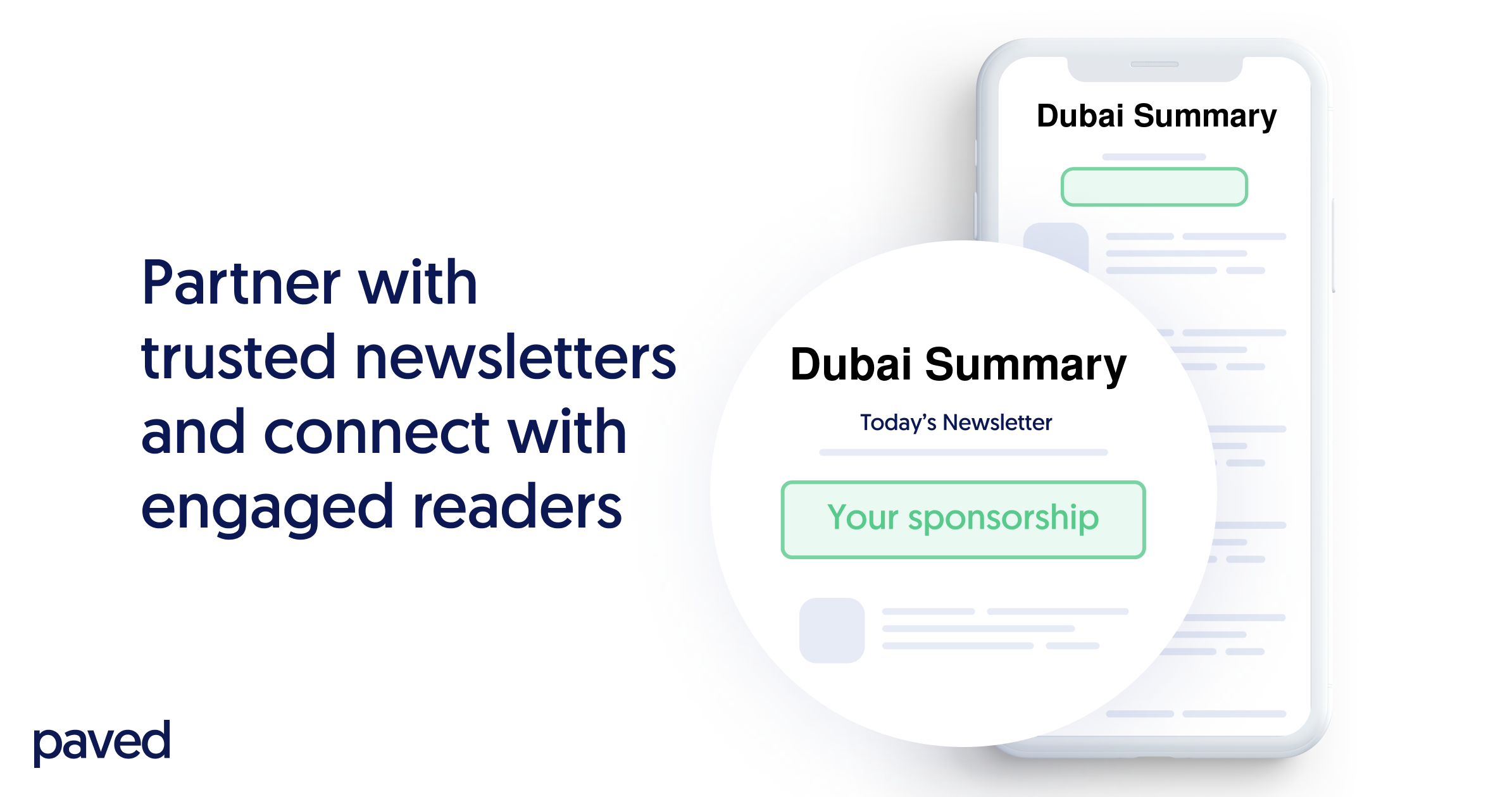 Dubai Summary Sponsored Newsletter Advertising | Paved