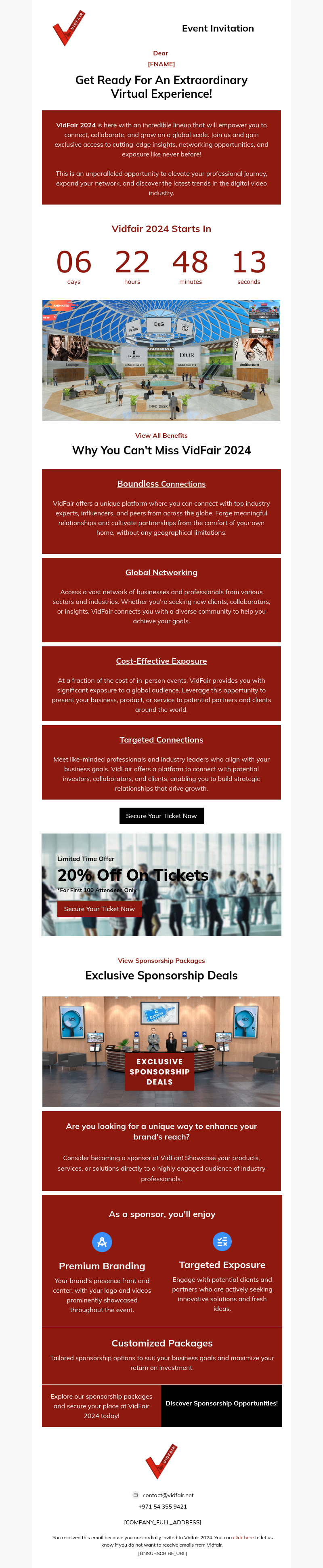 VidFair Sponsored Email Advertising | Paved