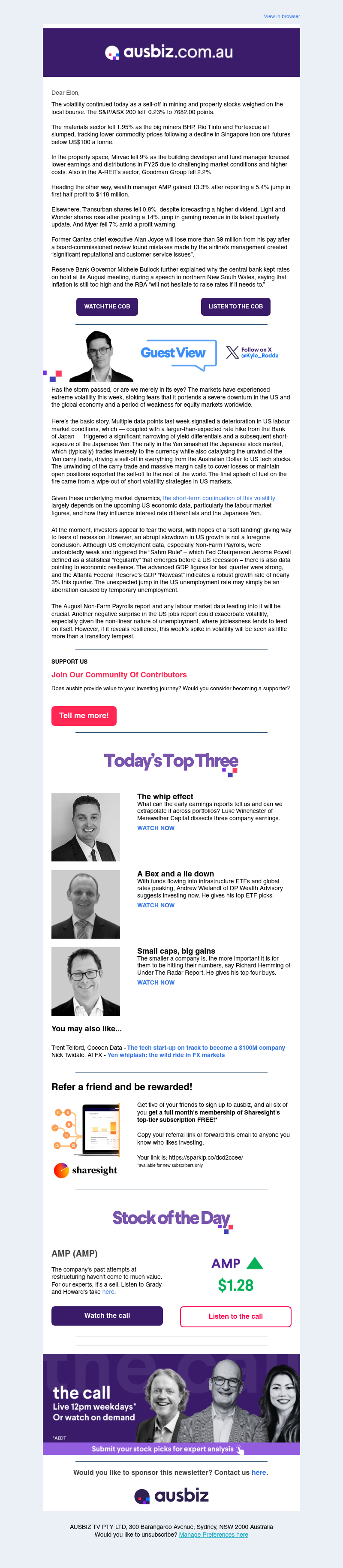 the cob Sponsored Email Advertising | Paved