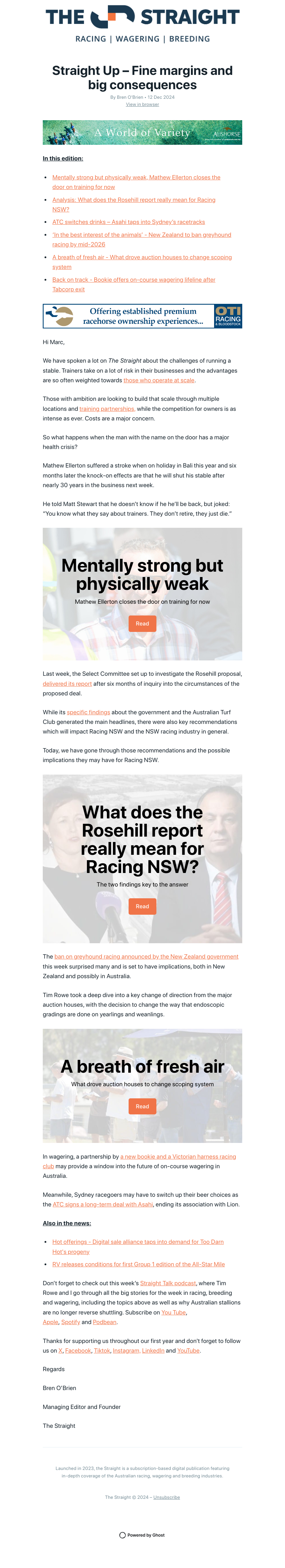 Straight Up Sponsored Email Advertising | Paved