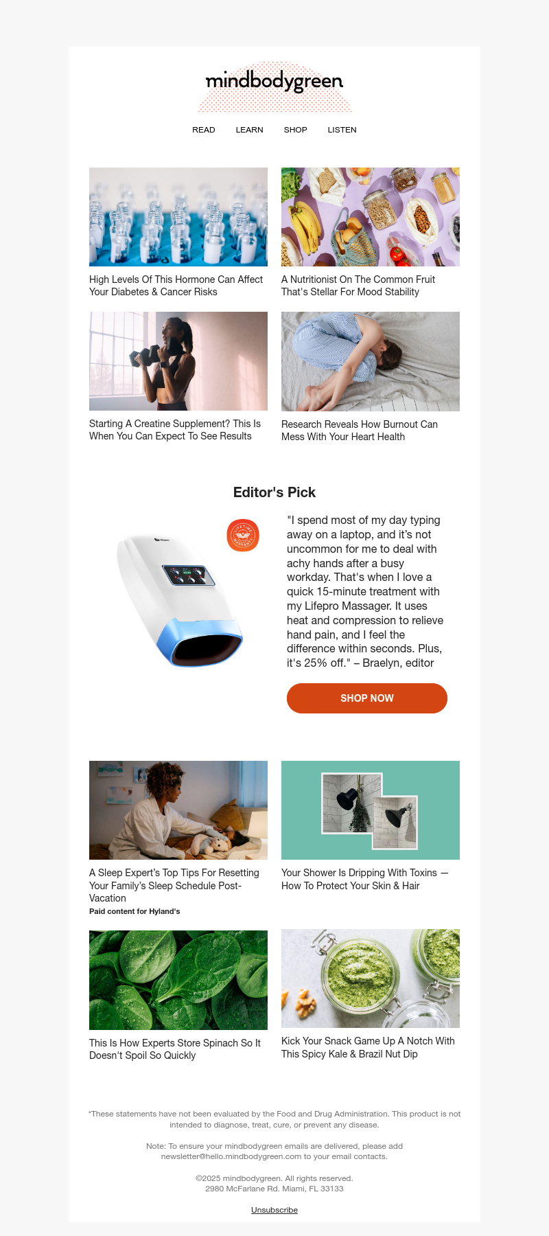 The Daily Sponsored Email Advertising | Paved