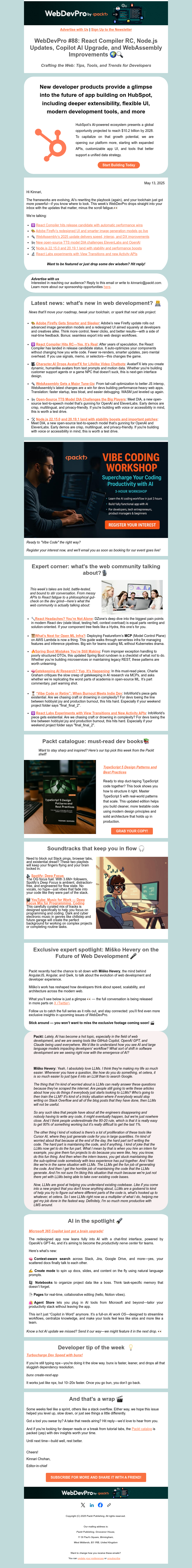 Packt WebDevPro – Frontend, Backend, and Full-Stack Web Development Sponsorships | Paved
