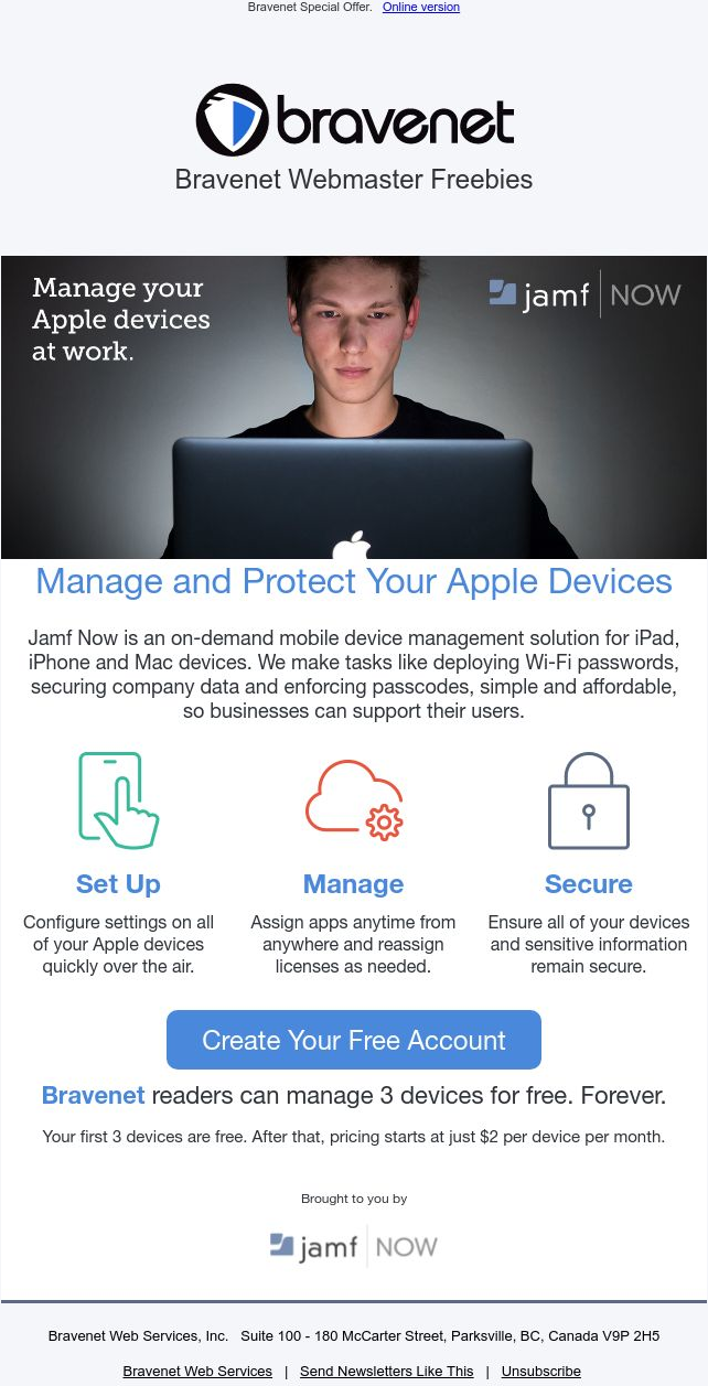 Bravenet Webmaster Freebies Sponsored Newsletter Advertising | Paved