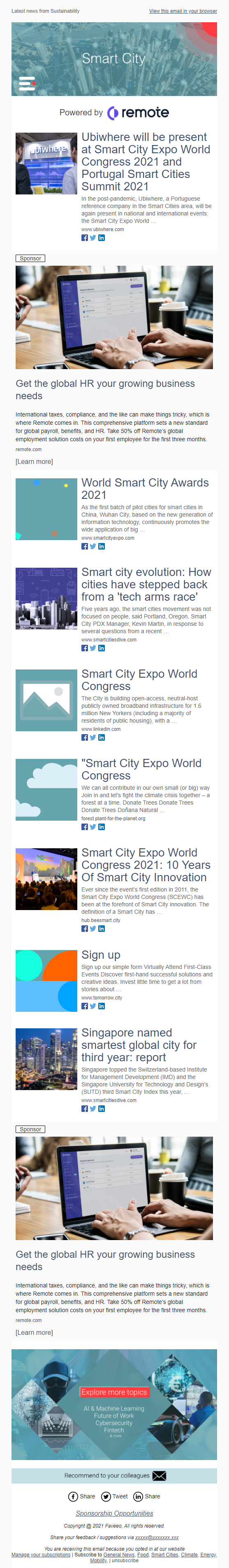 Sustainability Essentials Sponsored Email Advertising | Paved