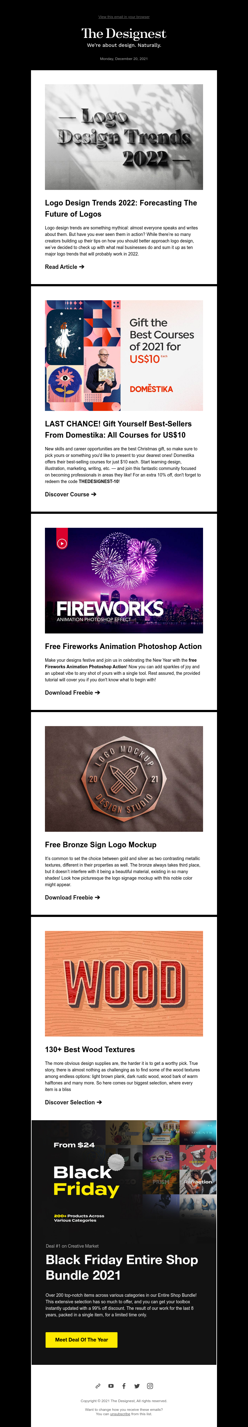 The Designest Sponsored Email Advertising | Paved