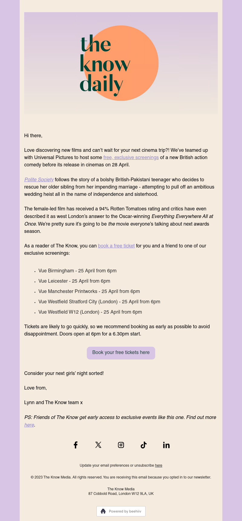 The Know Daily Sponsored Email Advertising | Paved