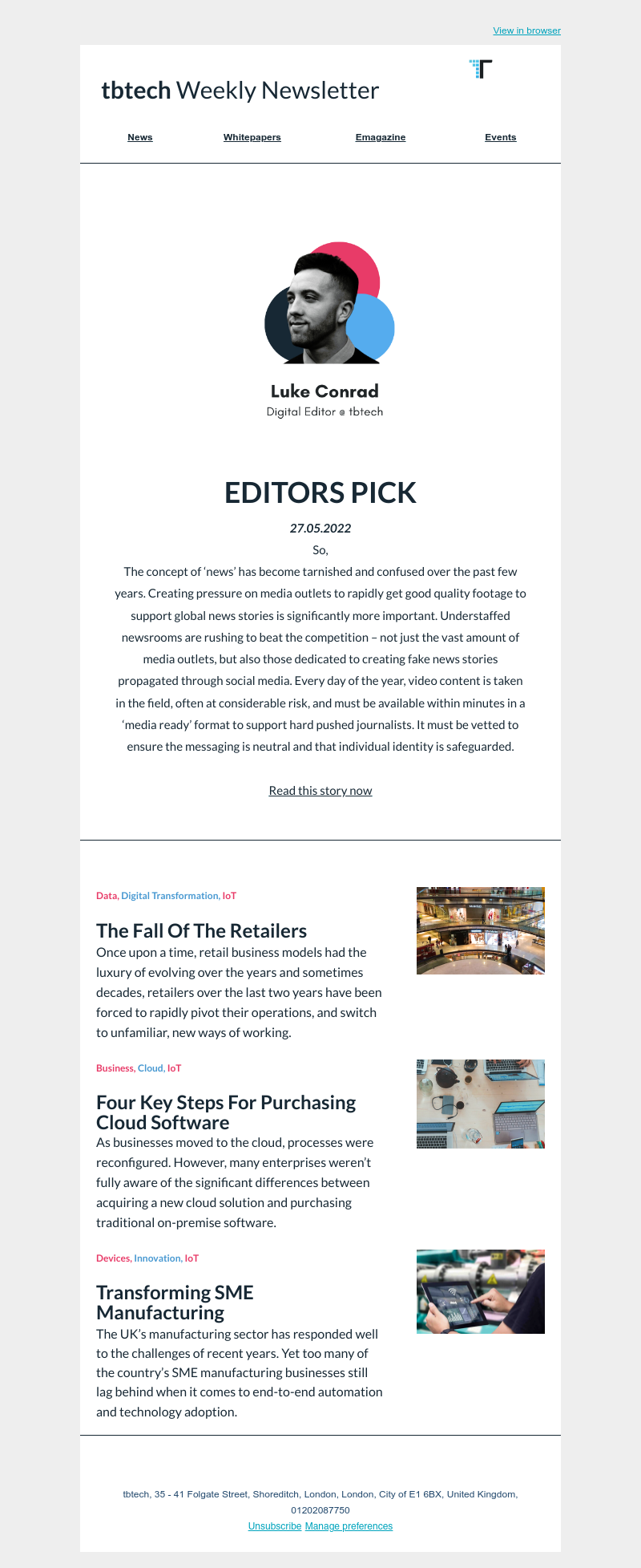 Top Business Tech Sponsored Email Advertising | Paved