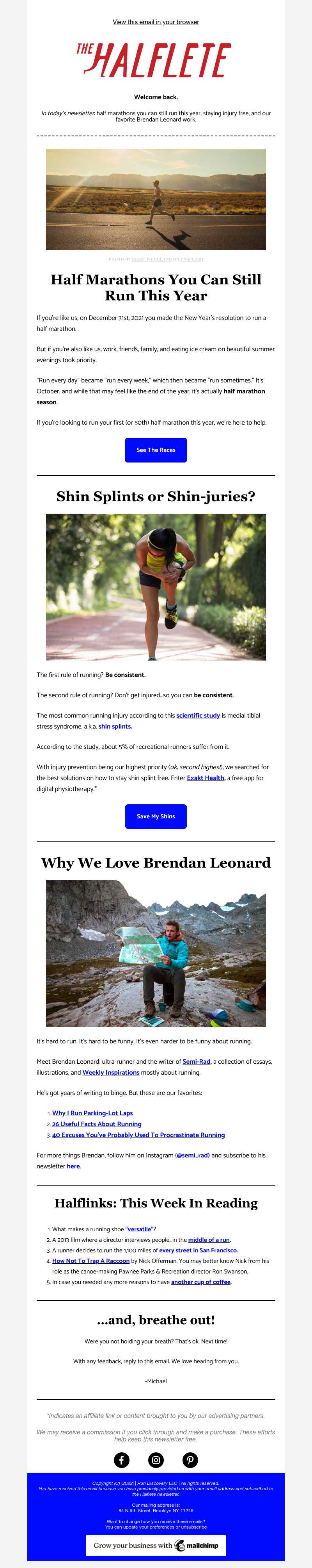 The Halflete Sponsored Email Advertising | Paved