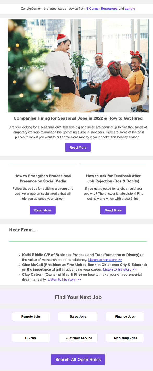 4 Corner Resources newsletter Sponsored Newsletter Advertising | Paved