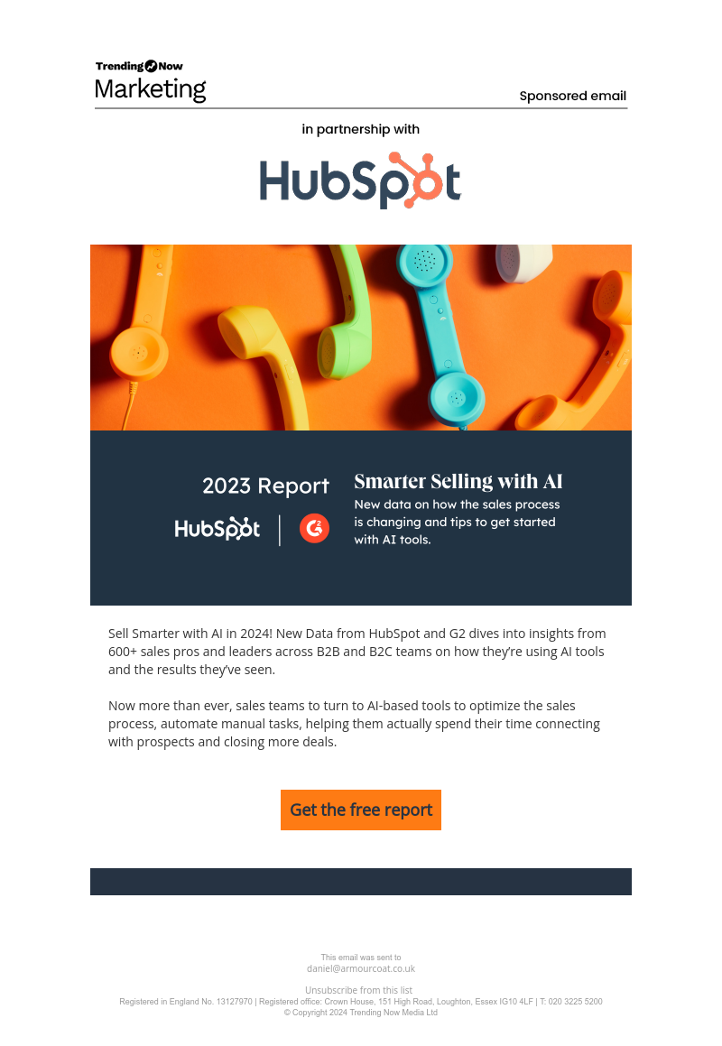 Trending Now Marketing Sponsored Email Advertising | Paved