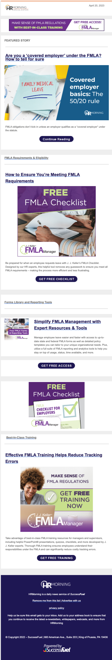 HR Morning Special Edition Email Newsletter Sponsored Newsletter ...