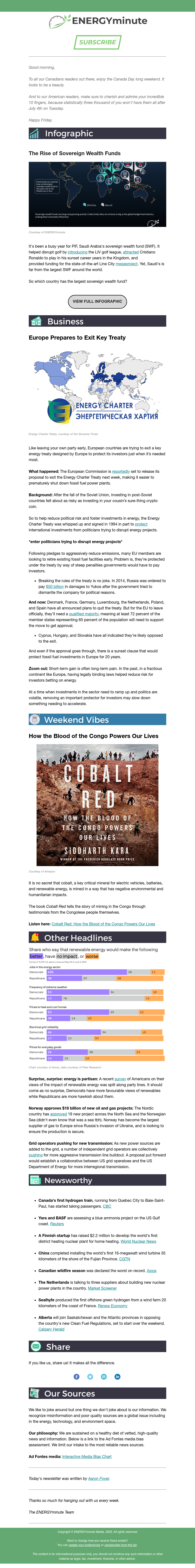 ENERGYminute Sponsored Newsletter Advertising | Paved