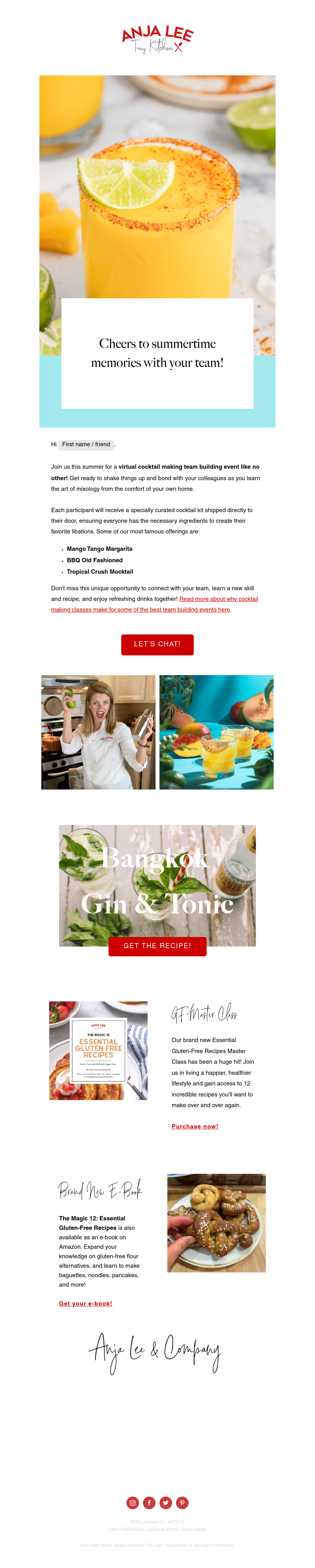 Anja Lee & Company Sponsored Newsletter Advertising | Paved