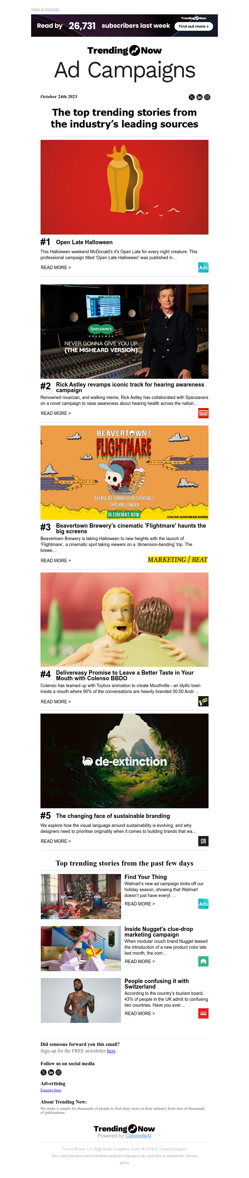 Trending Now Ad Campaigns Sponsored Email Advertising | Paved