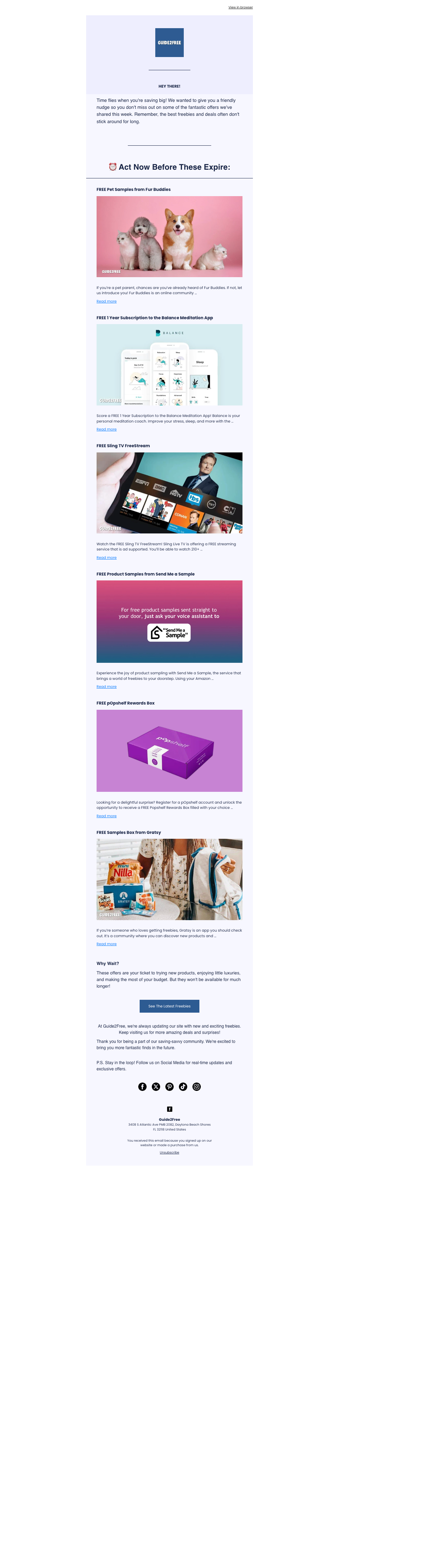 Guide2Free Sponsored Newsletter Advertising | Paved