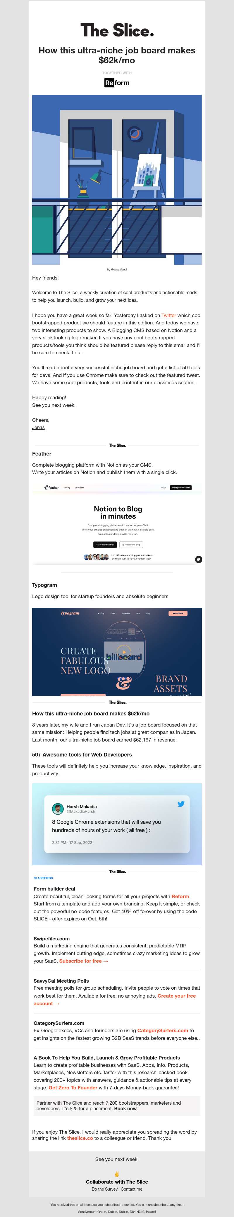 The Slice Sponsored Email Advertising | Paved