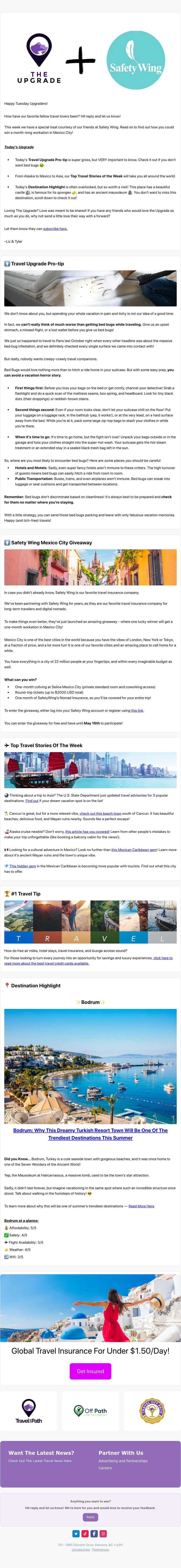 The Upgrade Sponsored Email Advertising | Paved